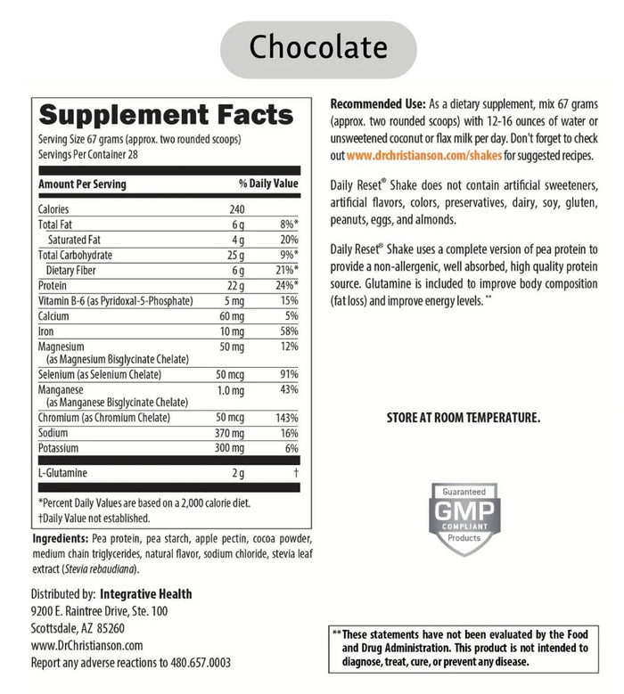 Daily Reset Shake and RS Complete Bundle Complete Protein 22 G Per Srv