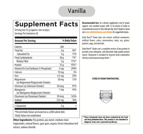 Daily Reset Shake: Resistant Starch Protein Shake