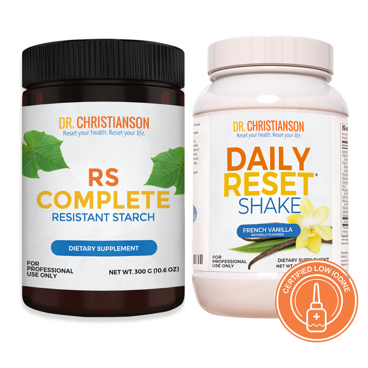 Daily Reset Shake and RS Complete Bundle Complete Protein 22 G Per Srv