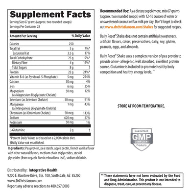 Daily Reset Shake and RS Complete Bundle Complete Protein 22 G Per Srv